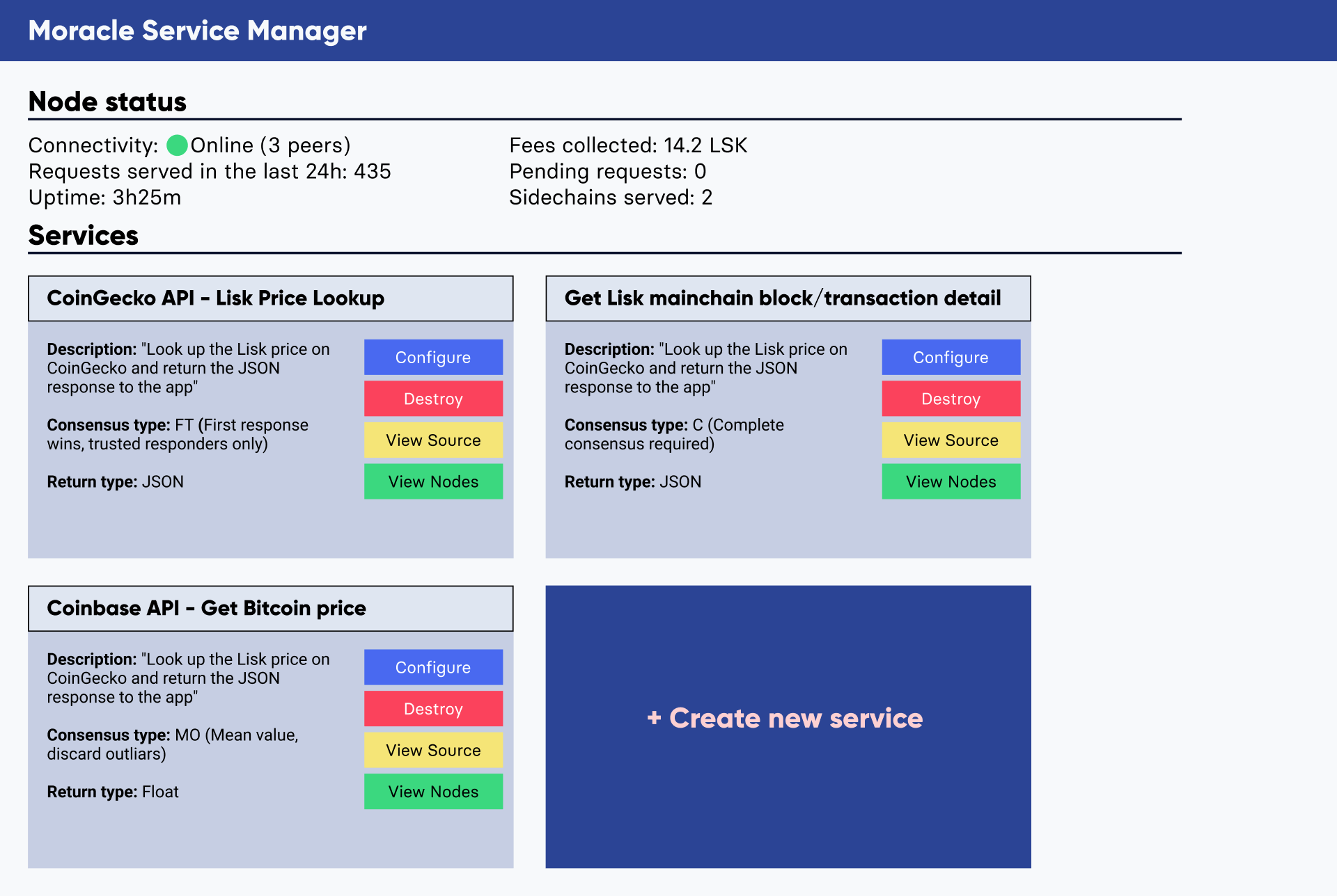 Moracle development update